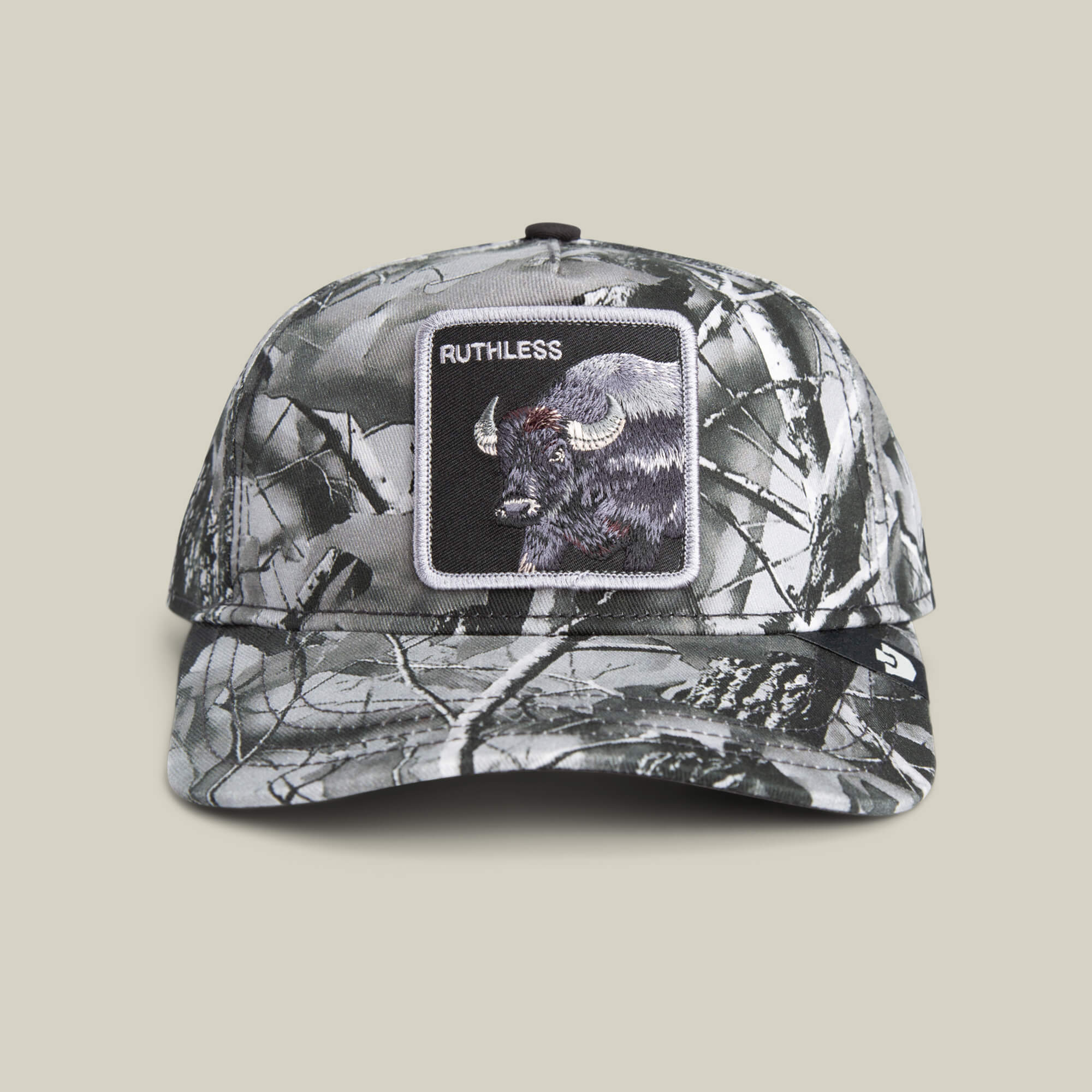 Goorin Ruthless Camo Low Profile Trucker Hat, Camouflage, One Size ...